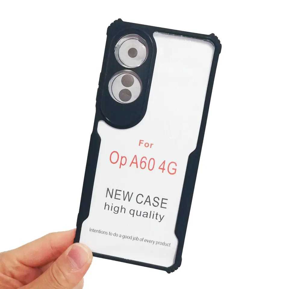 Jual NEW Case OPPO A60 Case Fusion Shockpoof Cover transparan - FORMASI ...