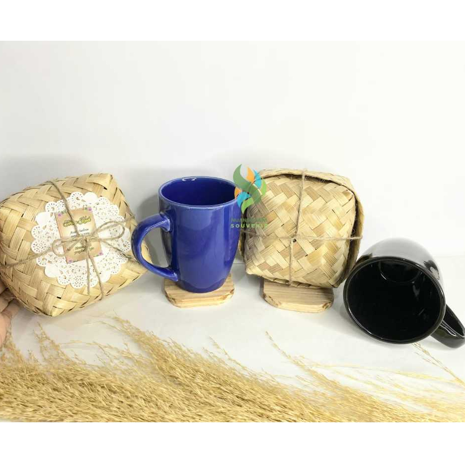 Jual Mug Corel Gagang Warna Gelas Cafe Keramik Mug Minum Stoneware ...