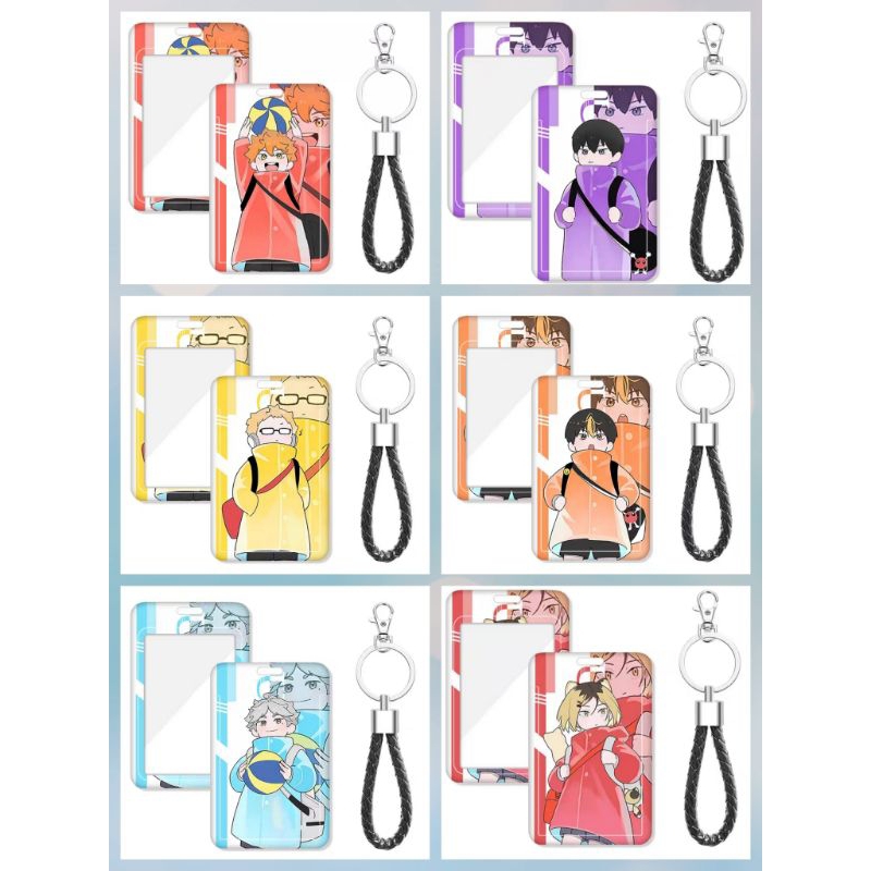 Jual ID Card Holder Name Tag Anime Haikyuu Shoyo Hinata Tobio Kageyama ...