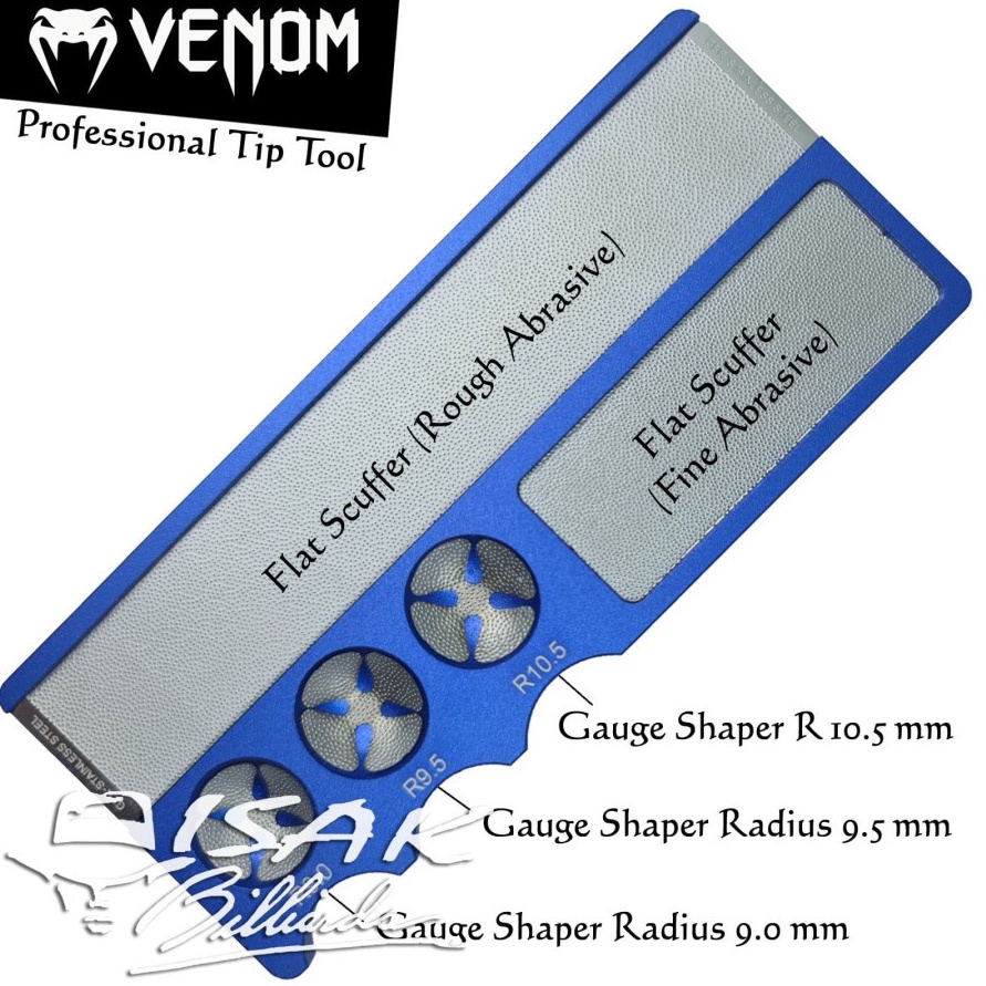 Jual SEGERA BELI Venom Pro Cue Tip Tool Biru Shaper Scuffer Stick ...