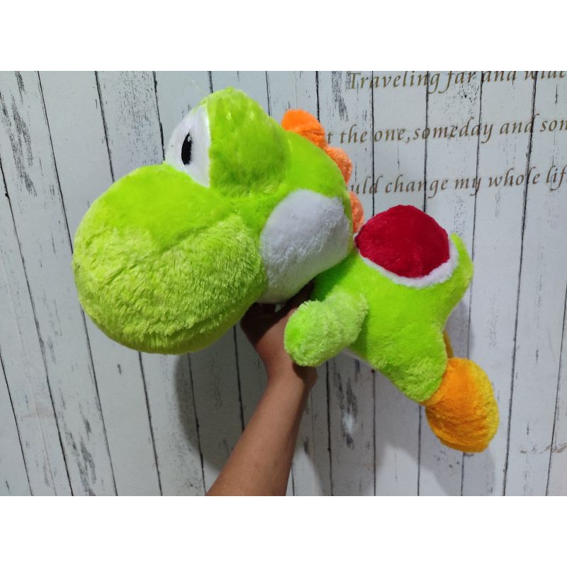 Jual boneka Yoshi super Mario Bros Original UK jumbo pose sleep ...
