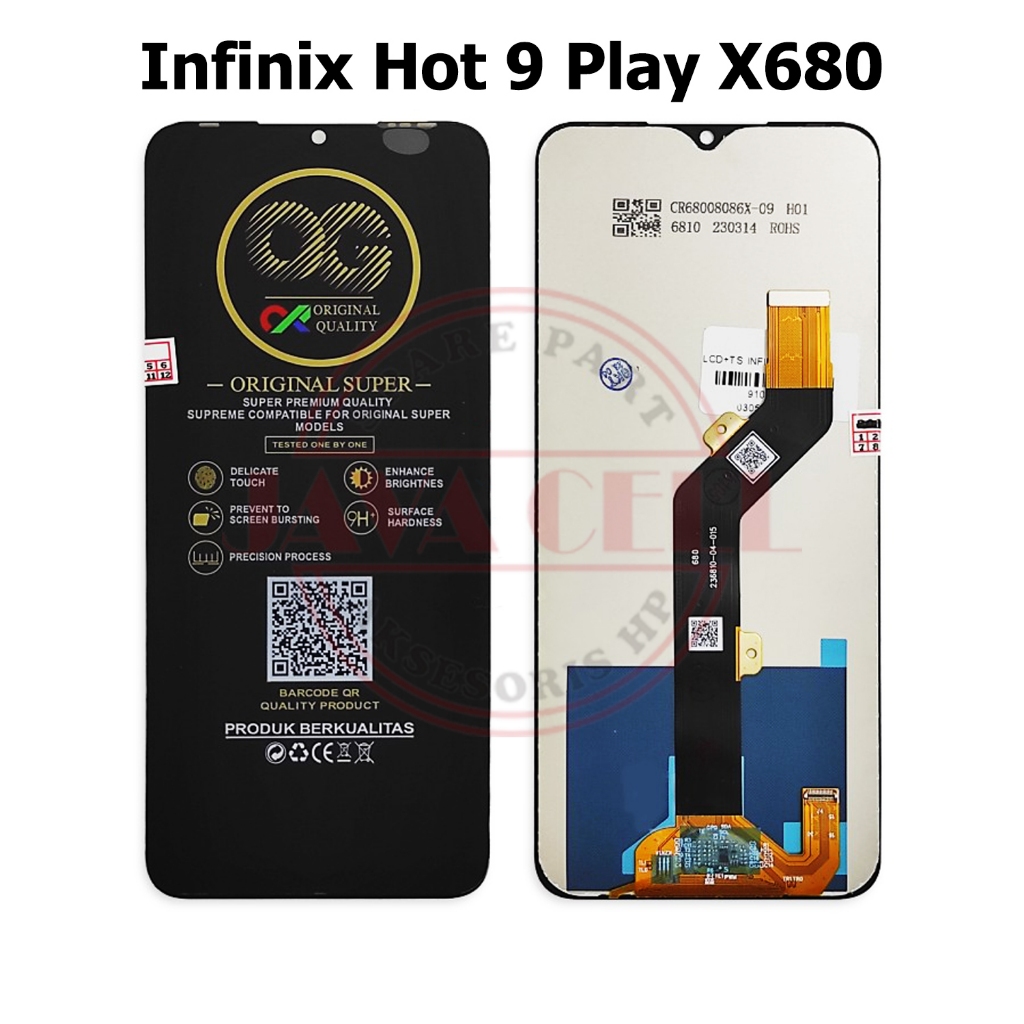Jual LCD Touchscreen Infinix Hot 9 Play X680 Original Meetoo OG Super | Shopee Indonesia