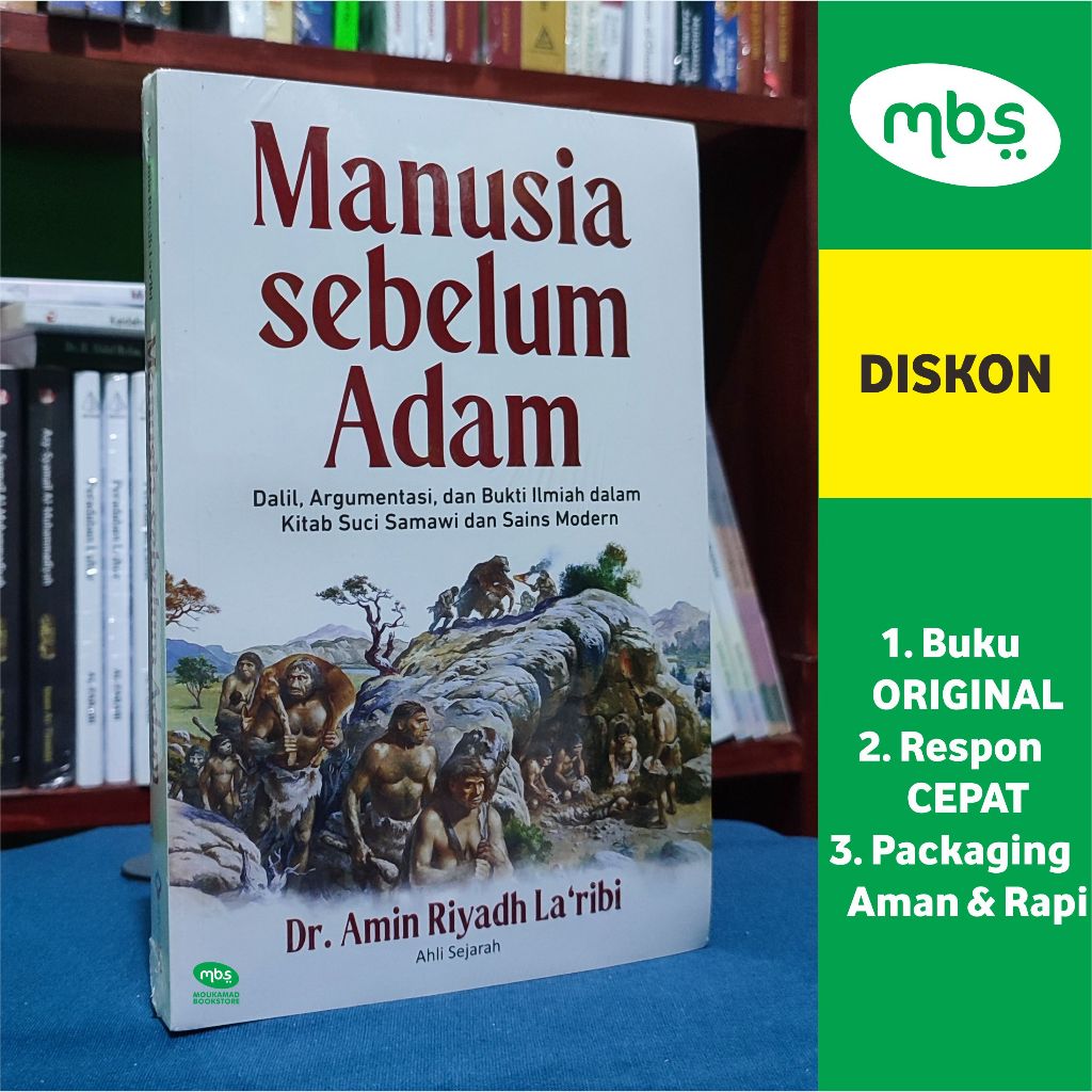 Jual BUKU MANUSIA SEBELUM ADAM - Dalil, Argumentasi, dan Bukti Ilmiah ...