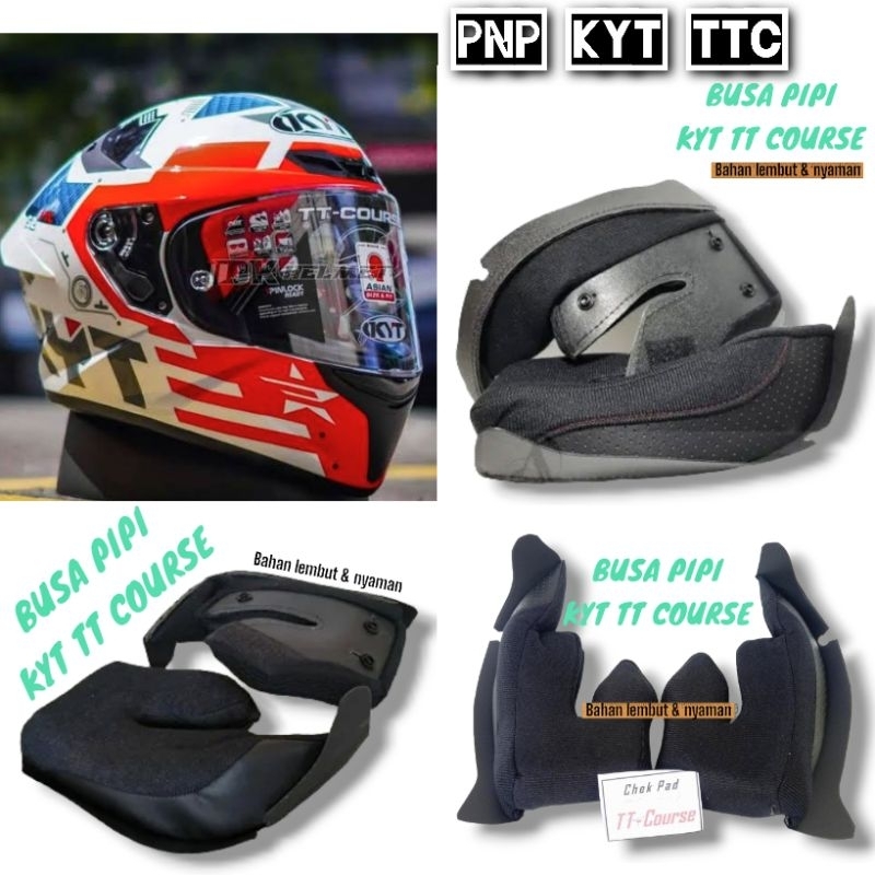 Jual Busa pipi helm KYT TT COURSE TTC M L XL All Size terbaru | tokolengkap99 | Shopee Indonesia