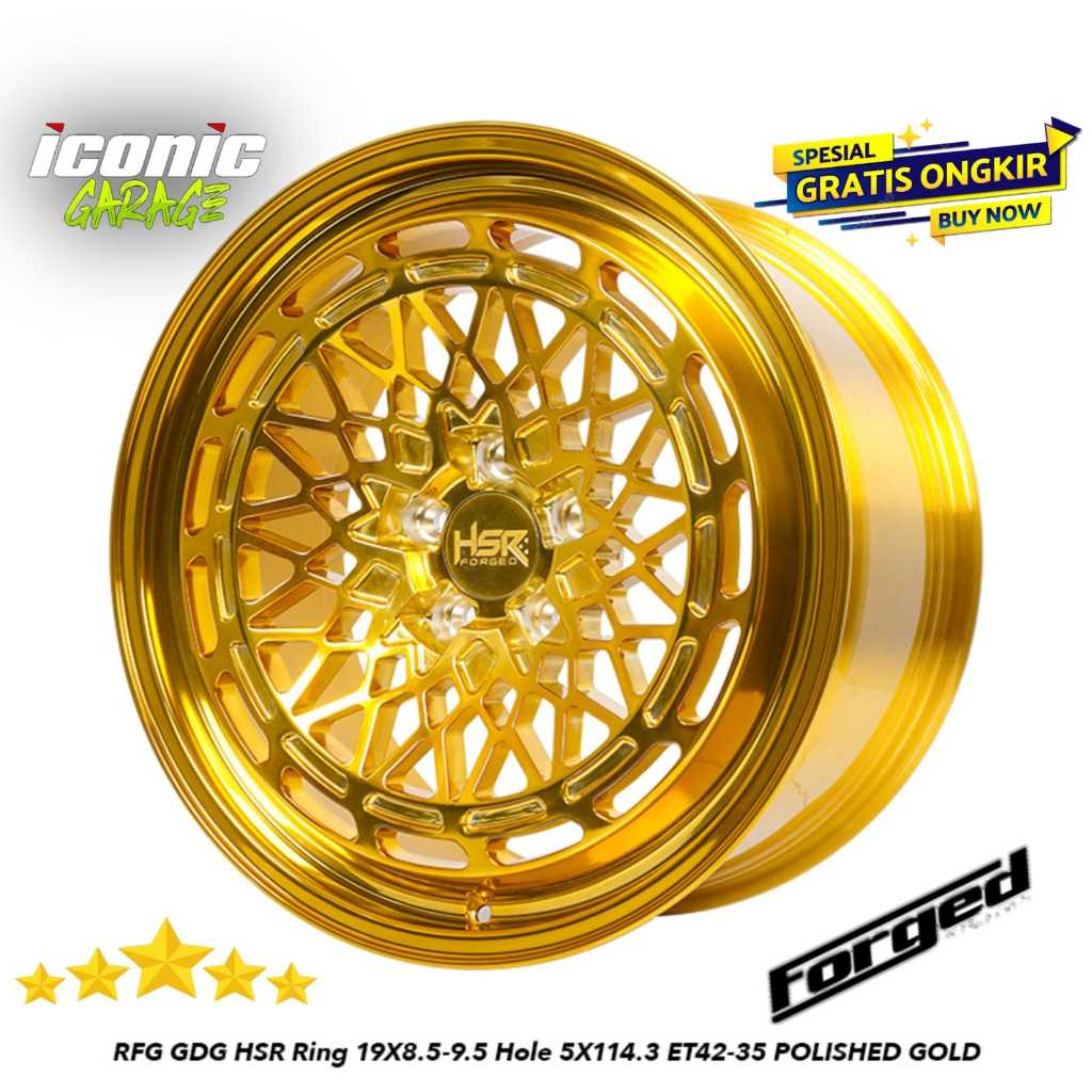 Jual velg hsr original forged ring19 pcd 5x114,3 R19 mobil hrv,crv ...