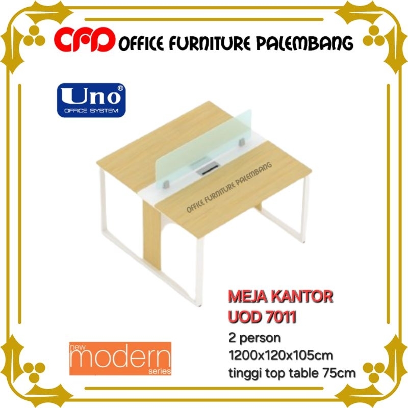 Jual meja kantor UNO UOD 7011 new modern series meja kerja meja tulis ...