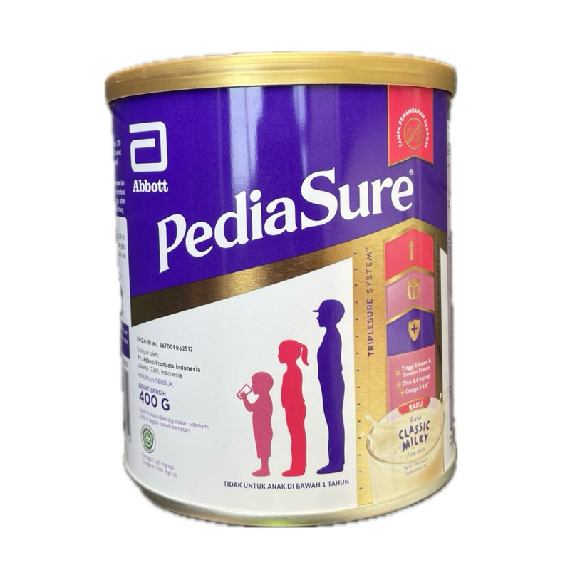Jual Susu PediaSure Triplesure 400 G Rasa Classic Milky, Cokelat ...