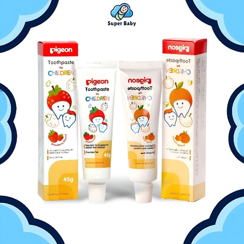 Jual ODOL PASTA GIGI ANAK BAYI PIGEON TOOTHPASTE CHILDREN STRAWBERRY ...