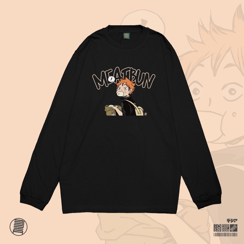 Jual Longsleeve Kaos Meatbun Hinata Shoyo Meme Karasuno Haikyuu ...