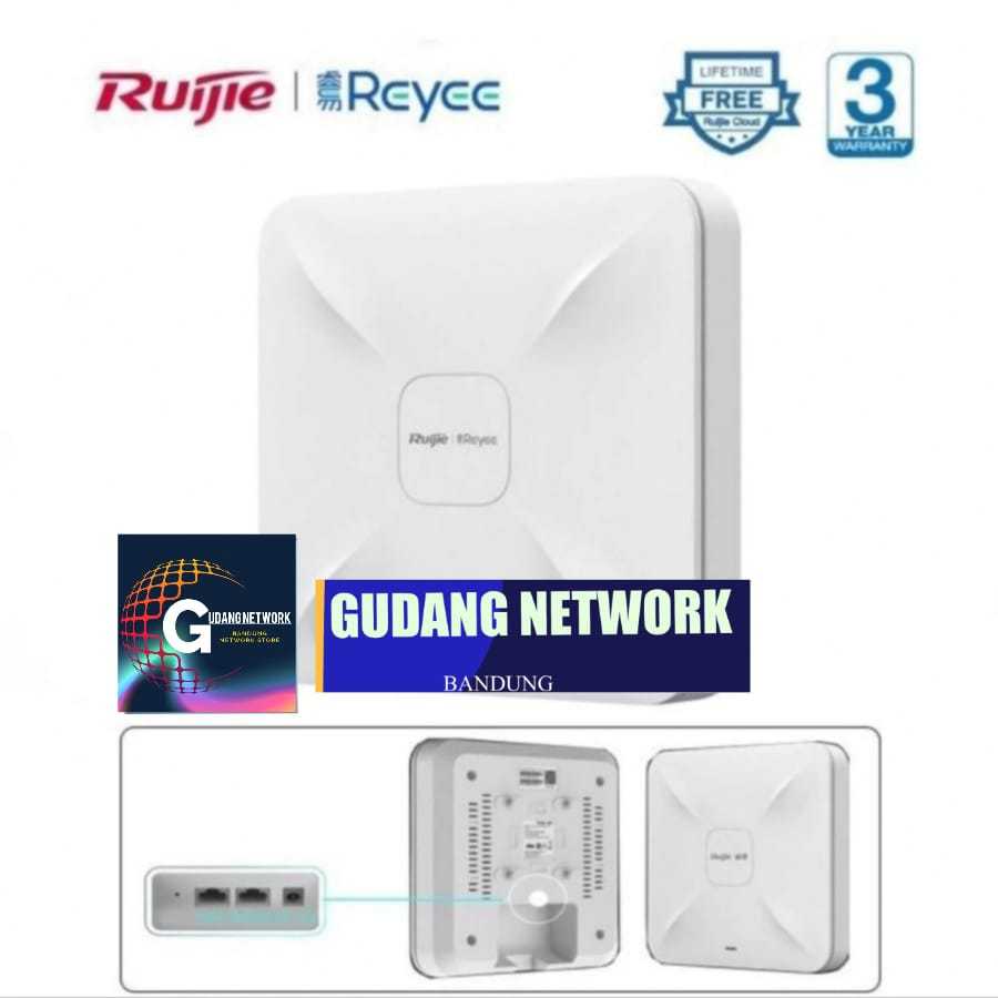 Jual Ruijie Reyee RG-RAP2200(F) AC1300 Dual Band Ceiling Mount Access ...