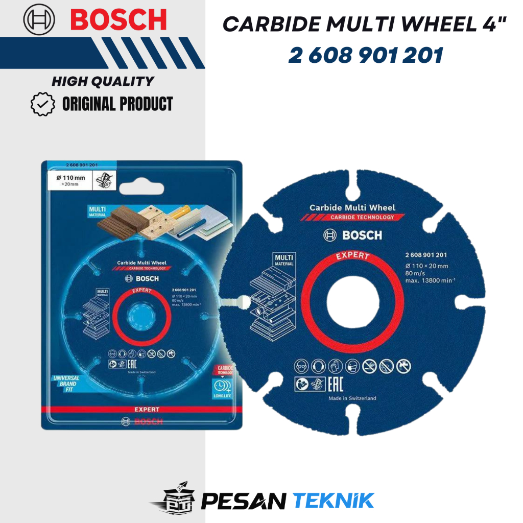 Jual Batu Potong 4 INCH BOSCH Carbide Multi Wheel Multipurpose ...