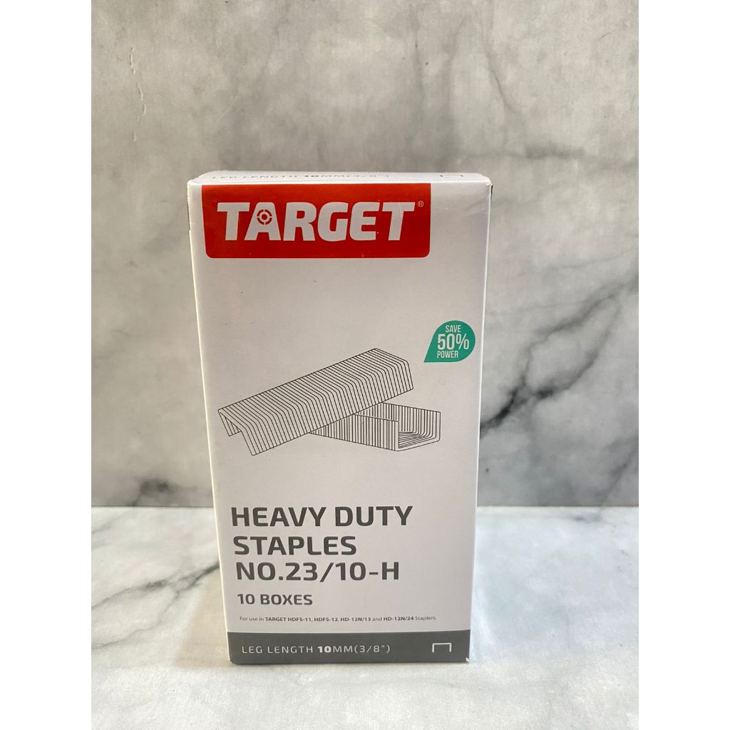 Jual Isi Staples 23/10 merk target/ REFILL STEPLES/ (1 pack kecil) isi ...