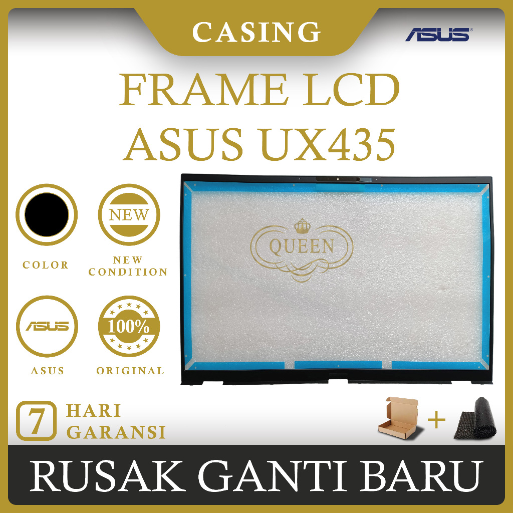 Jual LCD FRONT BEZEL LAPTOP ASUS Zenbook 14 UX435 UX435EG ORIGINAL ...