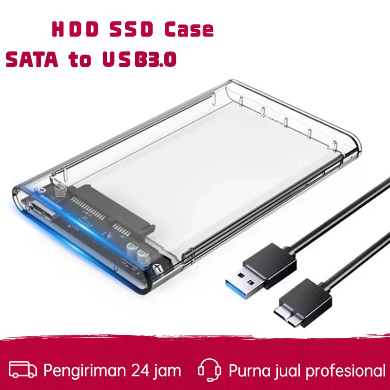 Jual Actual Case Casing HDD SSD Enclosure 2.5 Inch SATA USB 3.0 ...