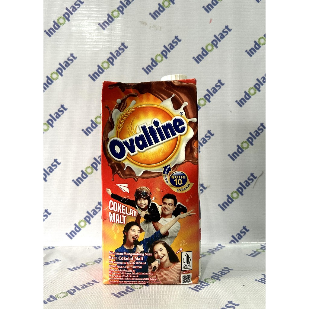 Jual Ovaltine UHT 1L Chocolate Malt Milk | Ovomaltine Susu 1 Liter Coklat | Shopee Indonesia
