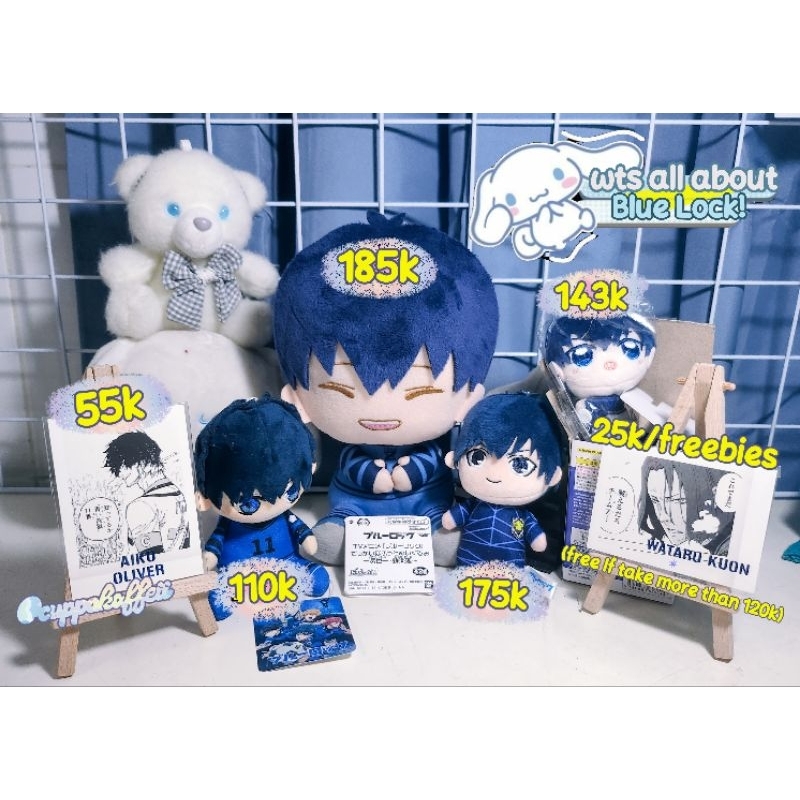 Jual [OFFICIAL] Blue lock Isagi Yoichi Official merch Plushies | Shopee ...