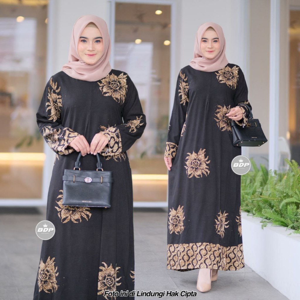 Jual Dianputri - Daster Dress Maura Batik Cap Rayon Grade A Busui ...