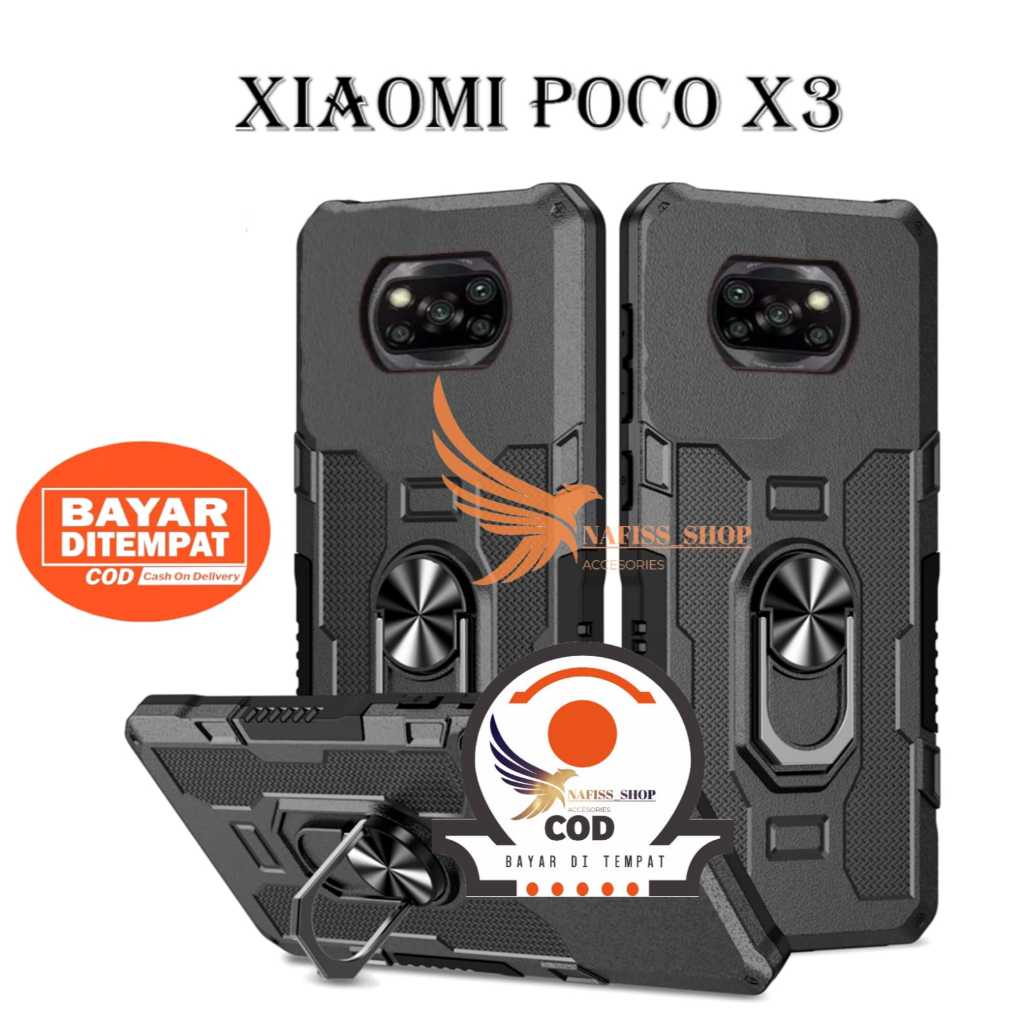 Jual CASING HP UNTUK XIAOMI POCO X3 CASE ROBOT HIT EYE RING CASING ...