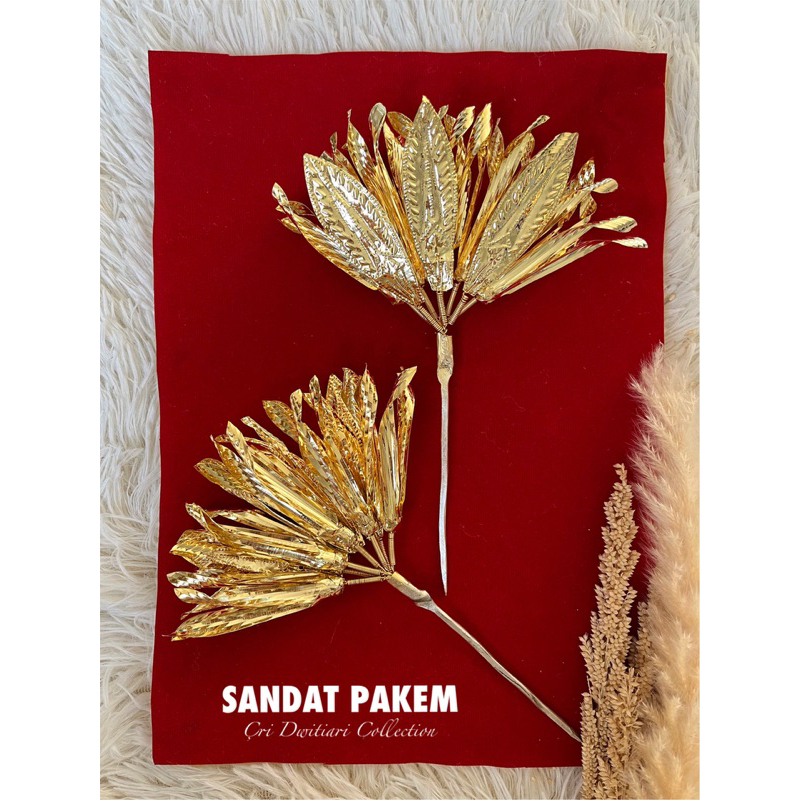Jual Sandat Emas Bunga Cucuk Sandat Pengantin Bali/ Kembang Goyang Emas ...