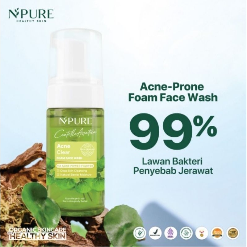 Jual Van&Co - Npure Face Wash Foam N'pure Centella Asiatica Cica Series ...