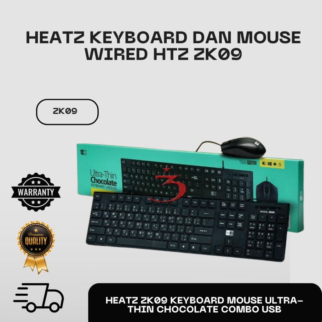 Jual HEATZ Keyboard dan Mouse Wired HTZ ZK09 Keyboard Combo Mouse Laptop dan Komputer | Shopee ...
