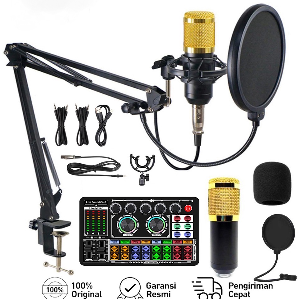 Jual KODE N59K Versi yang diperbarui braket ganda Set baru F999M998BM8 Live Sound Card Live ...