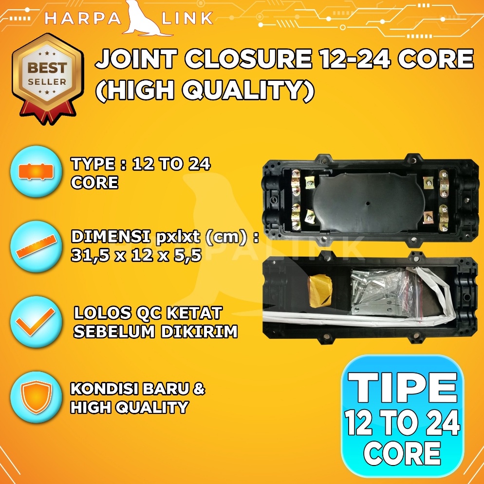 Jual KODE F46P Joint Closure 12 Core To 24 Core Joint Closure Mini ...