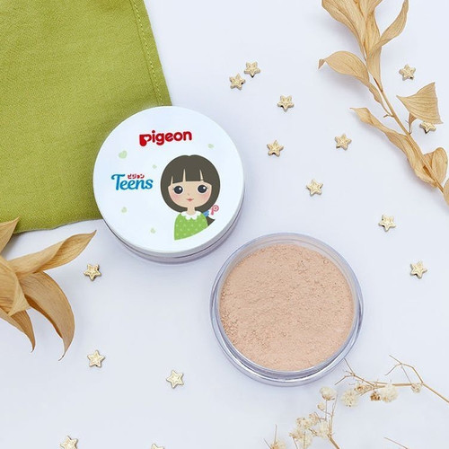 Jual Pigeon Teens Face Powder Squalane Face Powder Bedak Tabur 12gr ...