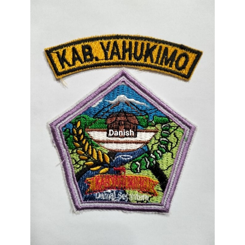 Jual BET BORDIR LOGO LAMBANG KABUPATEN YAHUKIMO,PAPUA | Shopee Indonesia