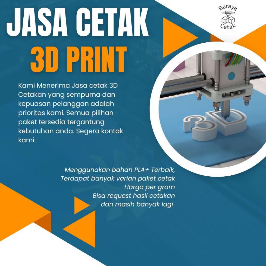 Jual Kualitas Premium Jasa Cetak 3D print printer Printing 3 Dimensi ...