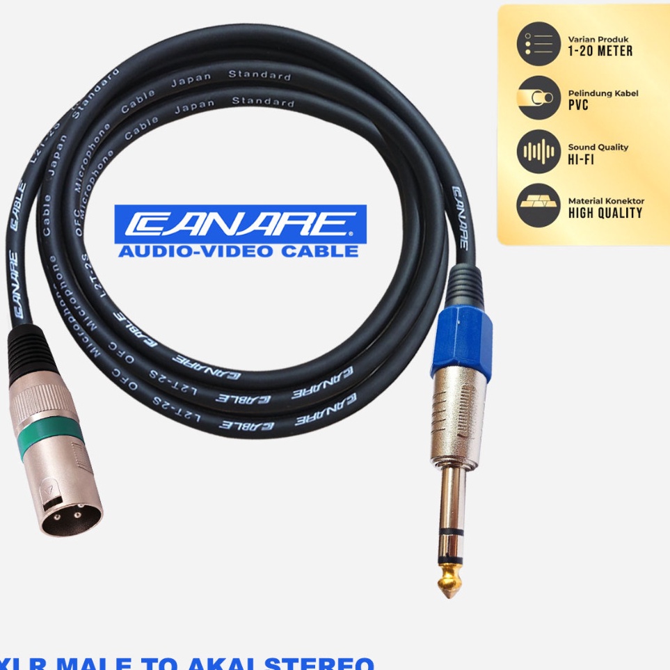 Jual Sentuhan Personal Kabel Audio Profesional Jack Canon XLR Male to ...