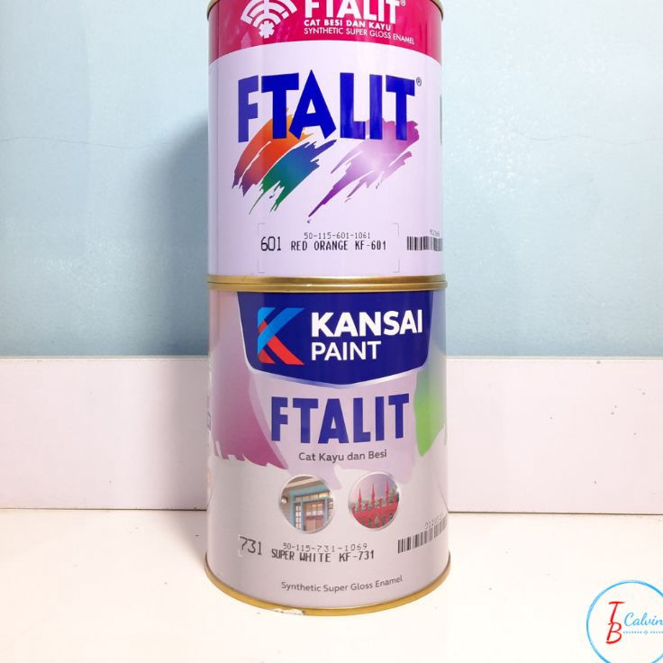 Jual Best Product Ftalit Cat besi dan kayu Semua Warna Gloss | Shopee Indonesia
