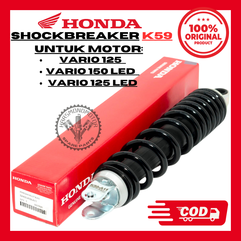 Jual PROMO.! SHOCKBREAKER ORIGINAL K59 BERGARANSI HONDA Vario 150 Vario 125 LED Vario 125 VARIO ...