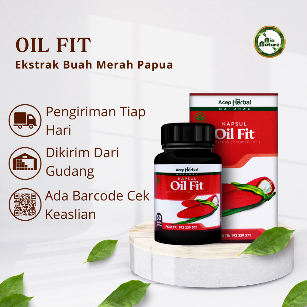 Jual Oil Fit Kapsul Minyak Buah Merah Papua - 50 Kapsul - Dikirim Dari ...