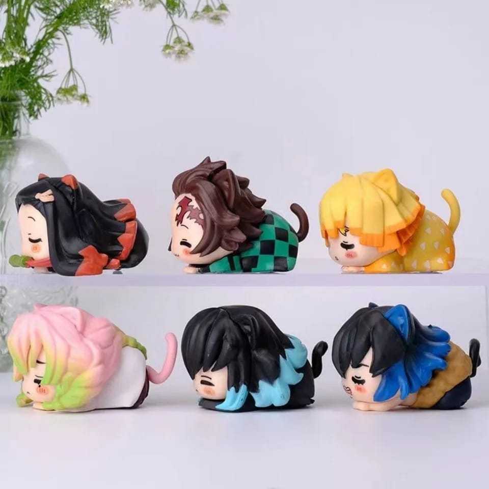 Jual ACTION FIGURE KIMETSU NO YAIBA KITTY CAT MODEL TANJIRO NEZUKO ...