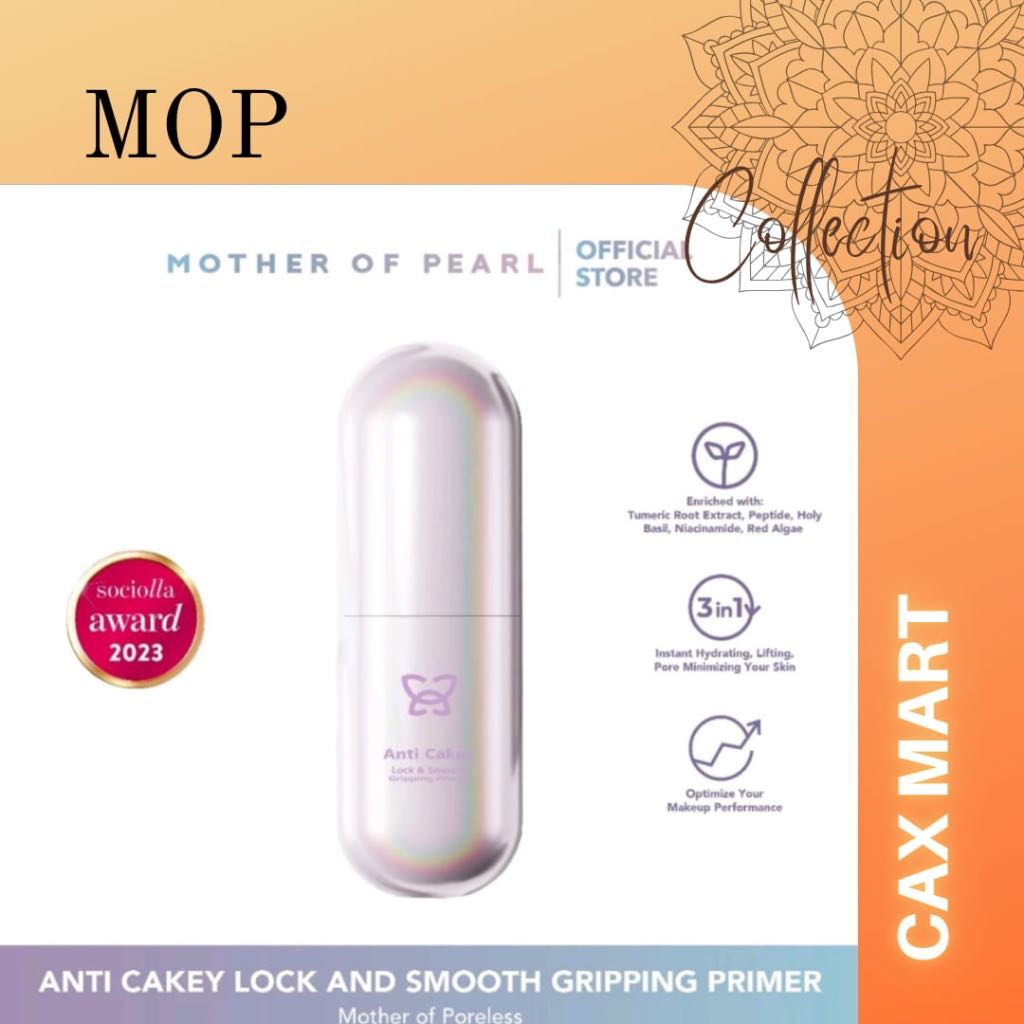Jual MOP - Mother Of Pearl Anti Cakey Lock and Smooth Gripping Primer ...