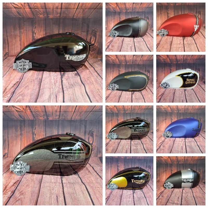 Jual Tangki Custom Triumph Japstyle bratcafe | Shopee Indonesia