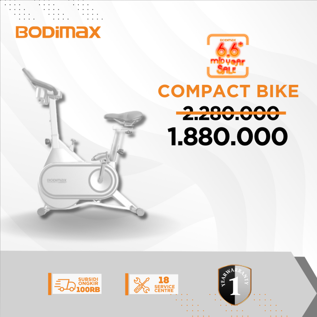 Jual BODIMAX COMPACT BIKE / SEPEDA STATIS / SPINNING BIKE / ALAT GYM / FITNESS | Shopee Indonesia
