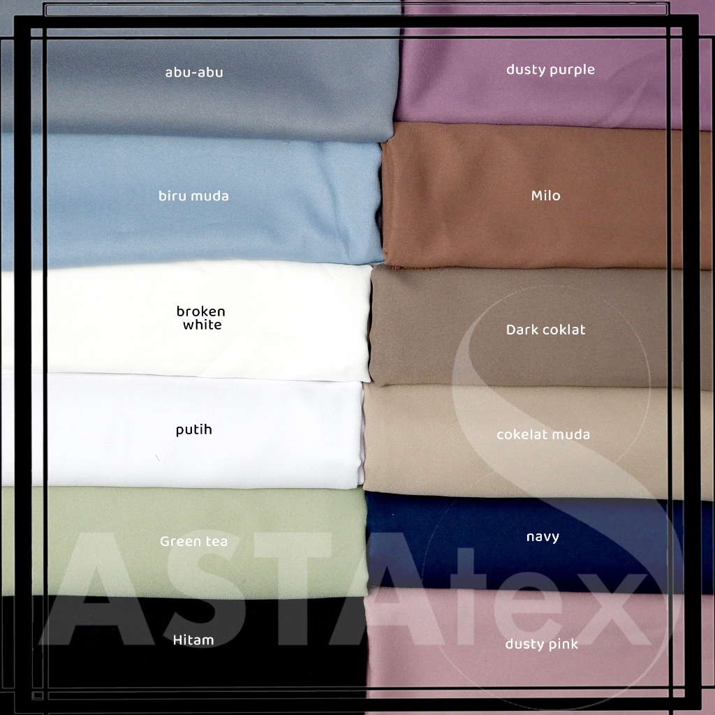 Jual KAIN ITY CREPE PREMIUM ORIGINAL STRETCH 100% ORI | Shopee Indonesia