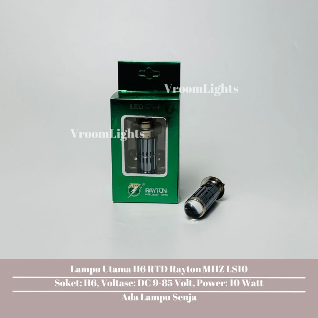 Jual Lampu Utama LED Socket H6 RTD Rayton Tipe M11Z - LS10 Tanpa Kipas ...