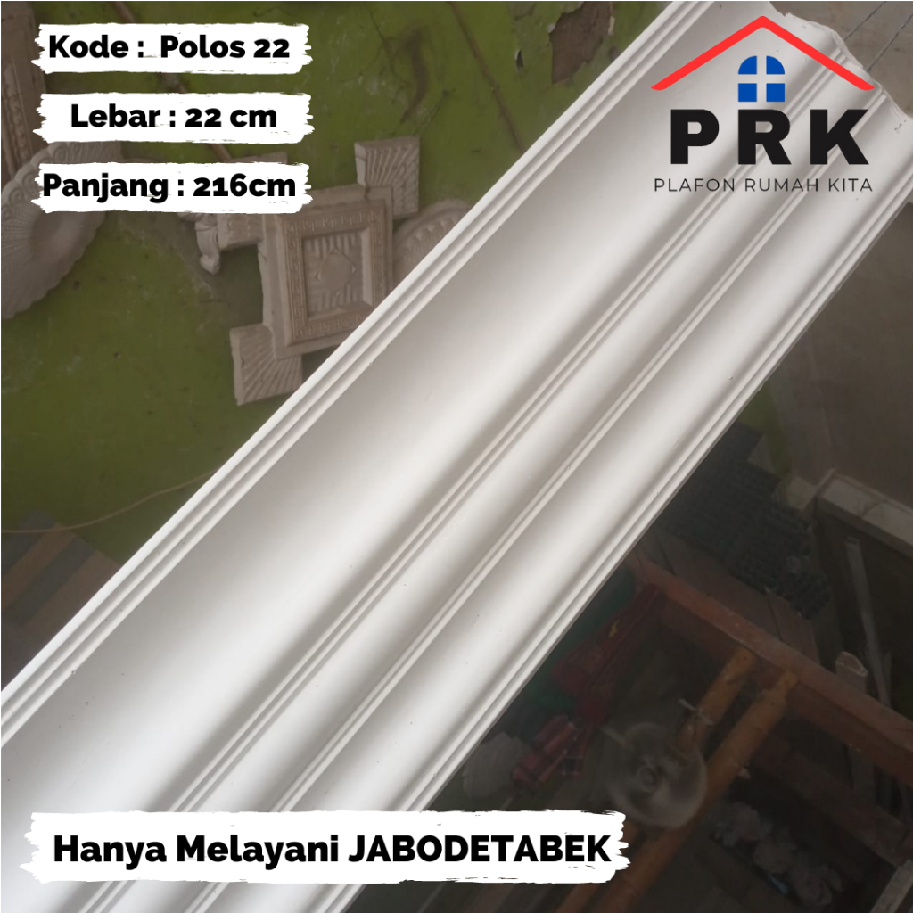 Jual Lis List Gypsum Gipsum Motif (MINIMALIS) Polos lebar 22cm Plafon ...