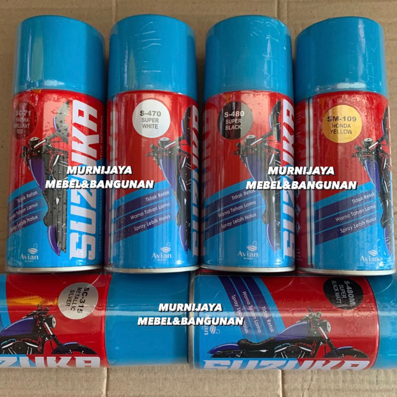 Jual CAT SUZUKA SPRAY PILOX PYLOX 300CC CAT SEMPROT BESI KAYU PLASTIK ...