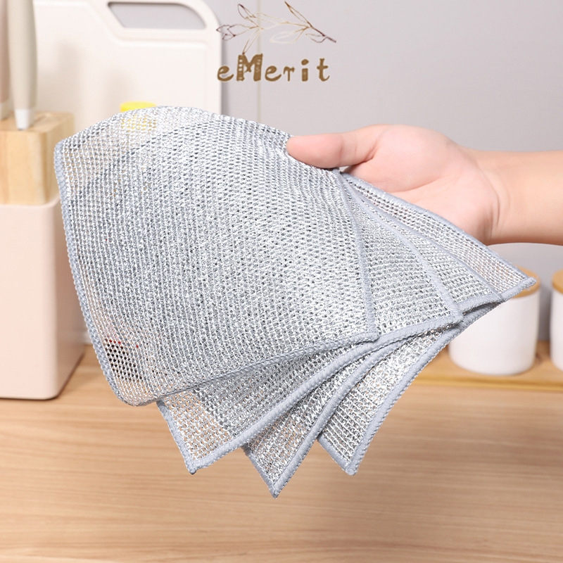 Jual Kain Lap Dapur Kawat Bentuk Petak Halus Untuk Membersih Panci Dan ...