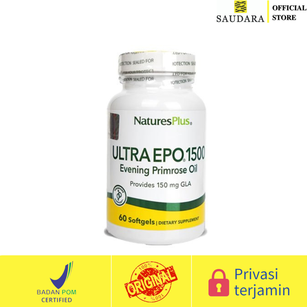Jual Nature's Plus Ultra EPO (Evening Primrose Oil) 1500 60'S | Shopee ...
