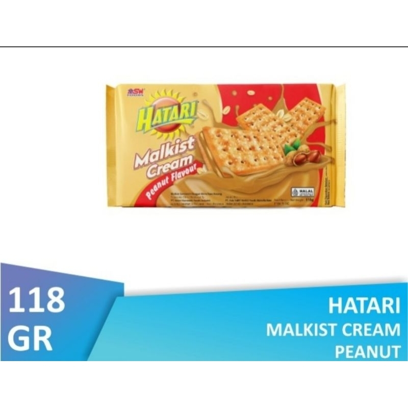 Jual Hatari Malkist Cream 118gr Peanut | Shopee Indonesia