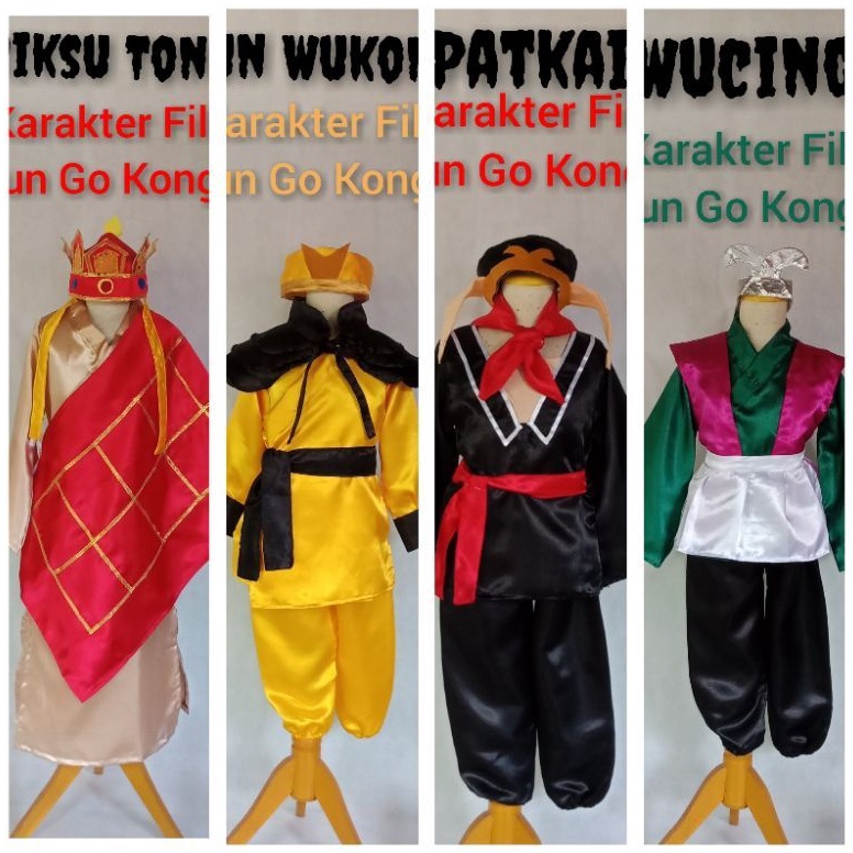 Jual KODE H75U Kostum Film Sun Wukong Dewasa Cosplay Wukong Patkai ...