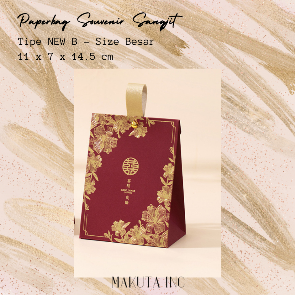 Jual PAPERBAG SOUVENIR SANGJIT SOUVENIR PERNIKAHAN BOX PERMEN PACKAGING ...