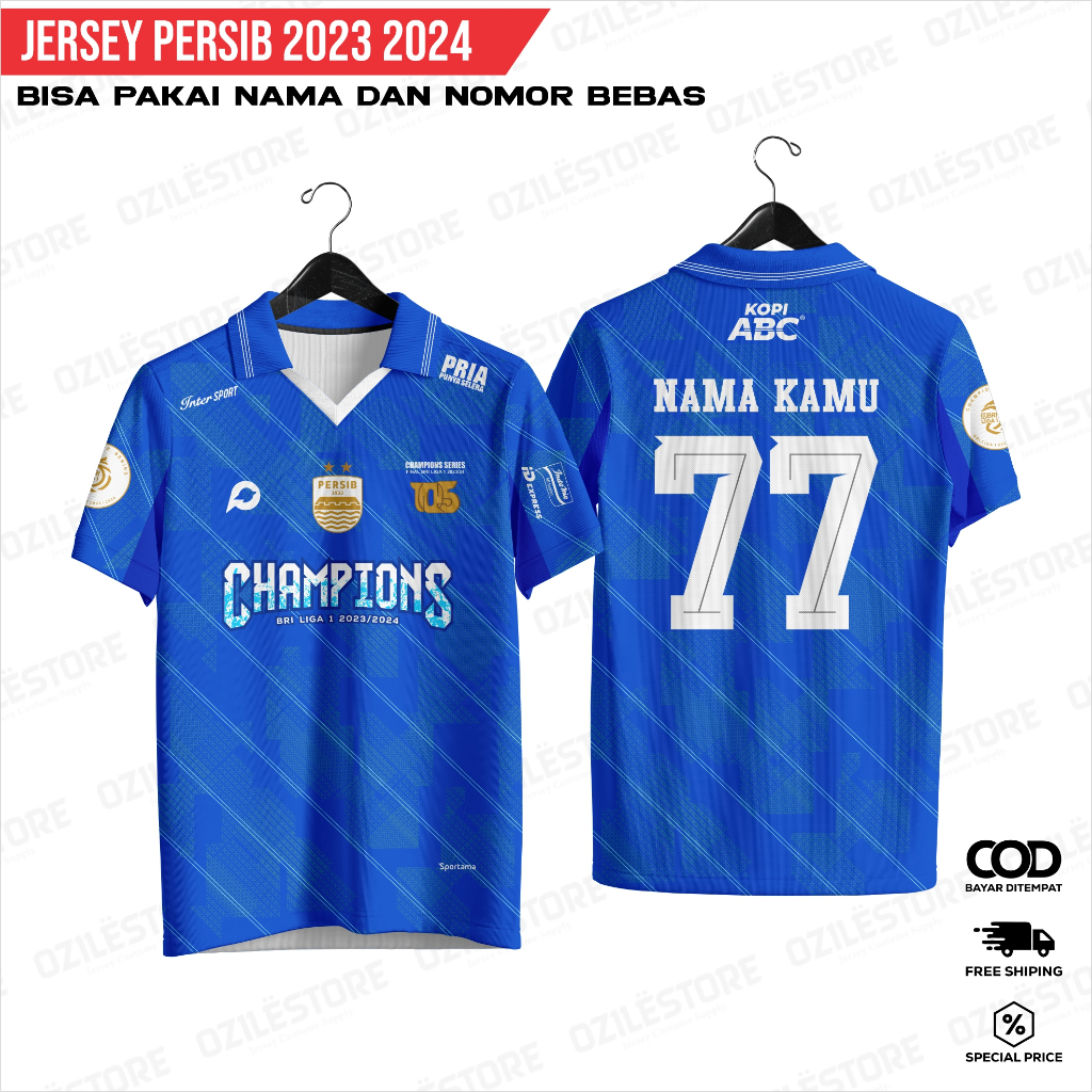 Jual Baju Jersey Persib BDG 1933 Home Biru Special Terbaru 2023-2024 ...