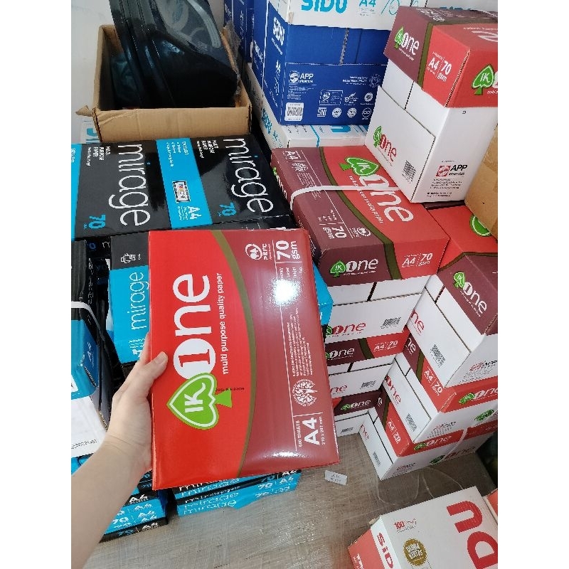Jual Kertas hvs A4 Aone 70 gram 1 rim isi 500 lembar | Shopee Indonesia