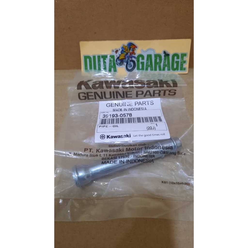 Jual PIPA JALUR OLI PIPA OLI BLOK SEHER PIPE OIL KAWASAKI KLX 150 ...